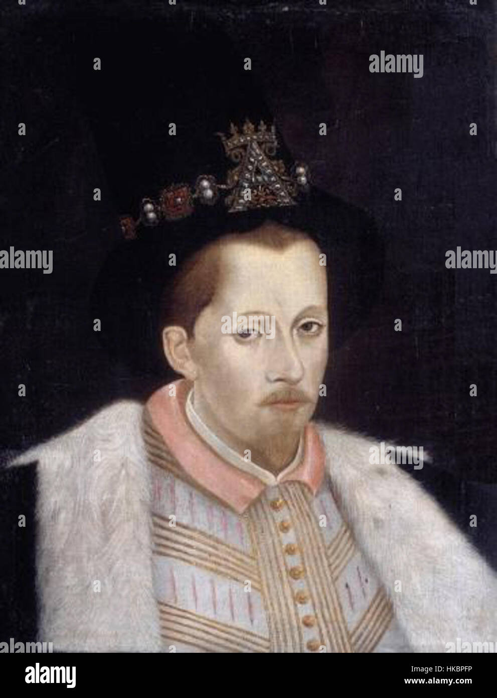 This portrait of King James I & VI, created by the artist Vanson ...