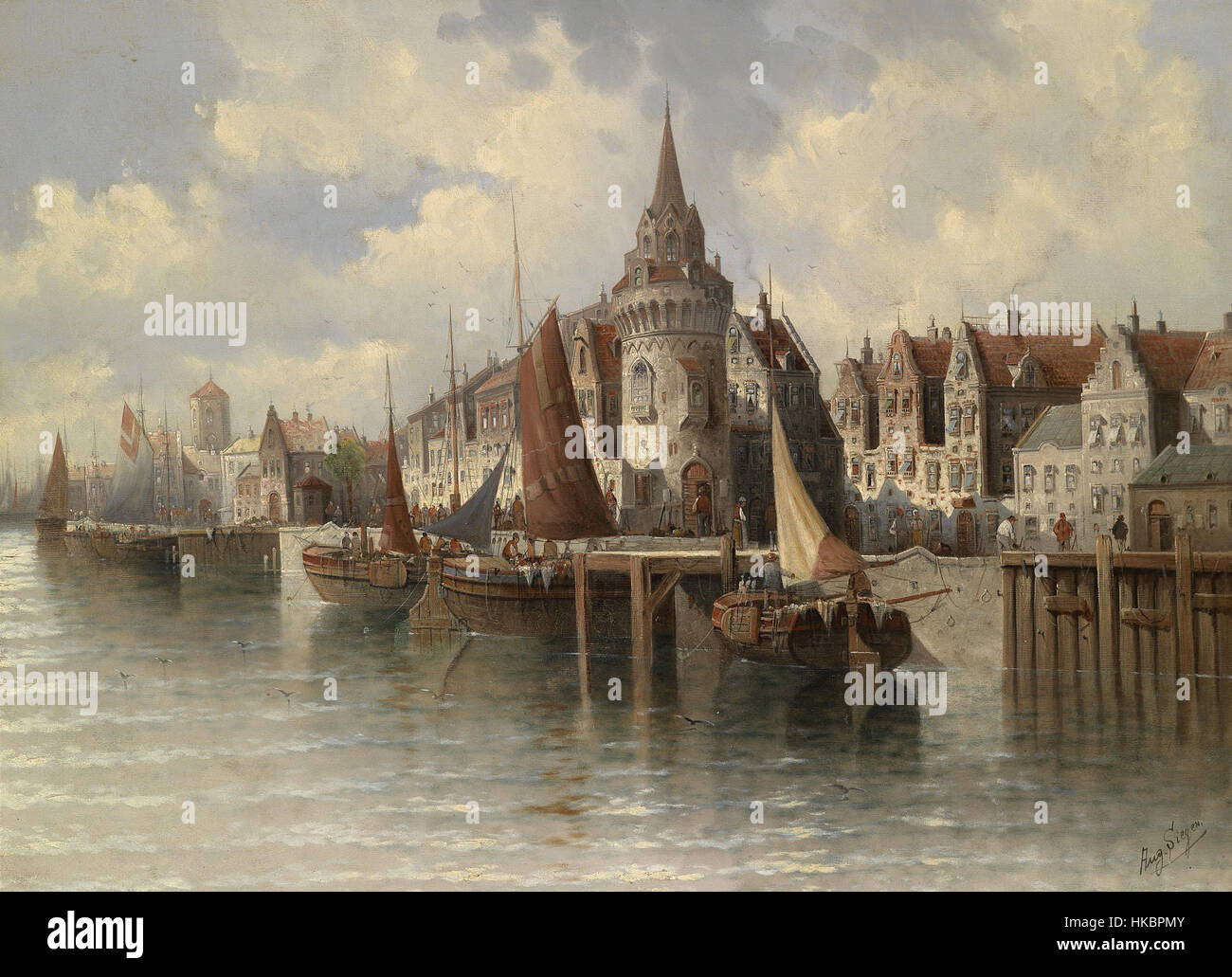 17th century city art hi-res stock photography and images - Alamy