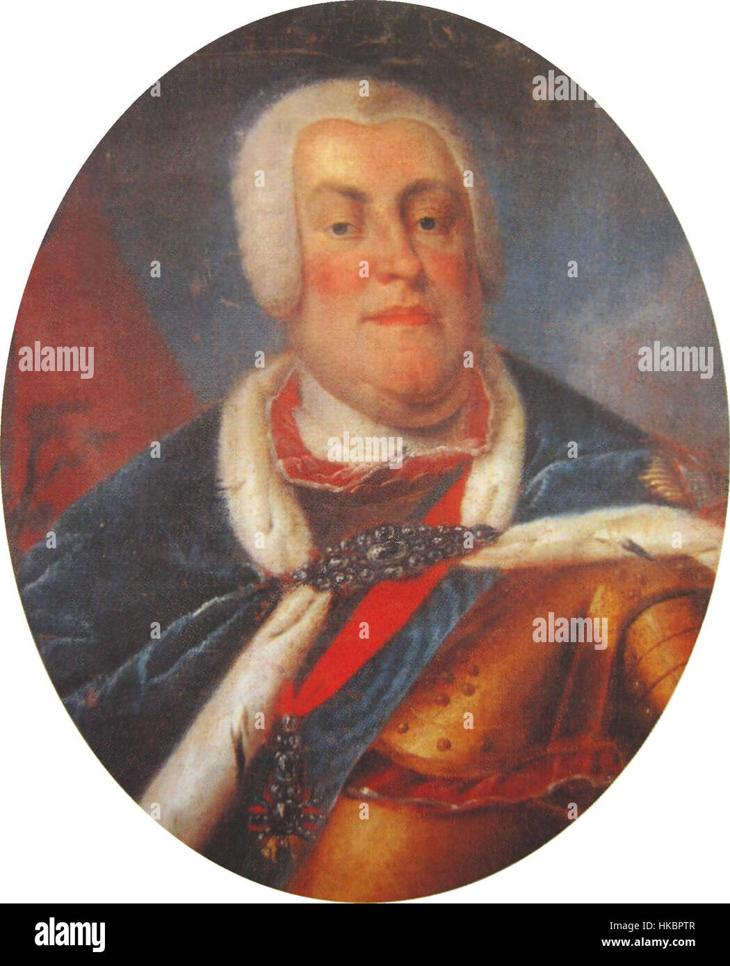 'August III Sas' portrays the Polish king, capturing his royal stature ...