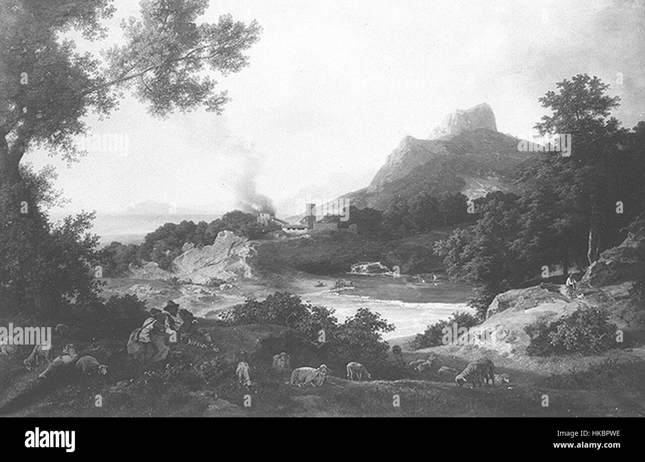 August Bromeisâ€™ Italian landscape painting depicts the serene beauty ...