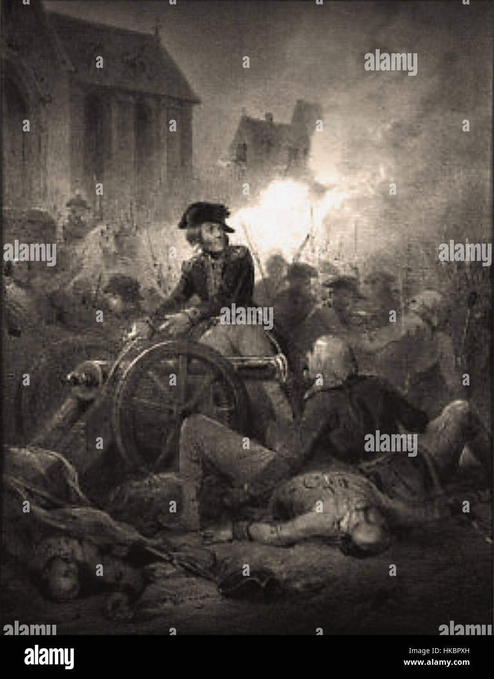 *Bataille de Turnhout* depicts a significant battle in European history ...