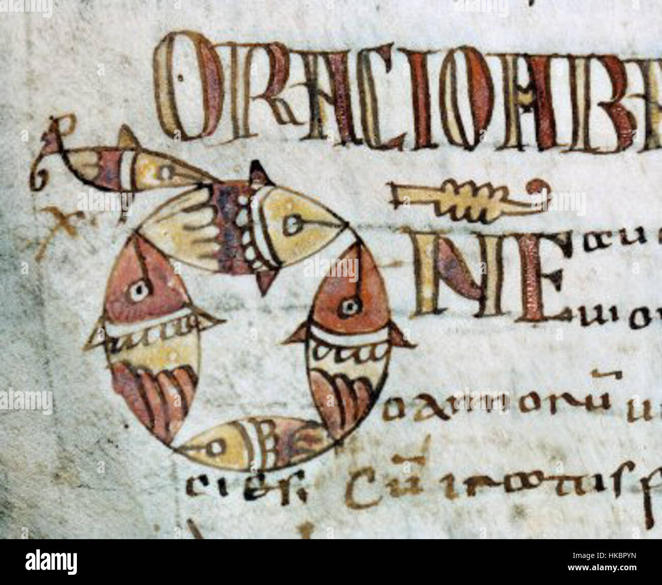 Medieval illuminated manuscript 12th century hi-res stock photography ...