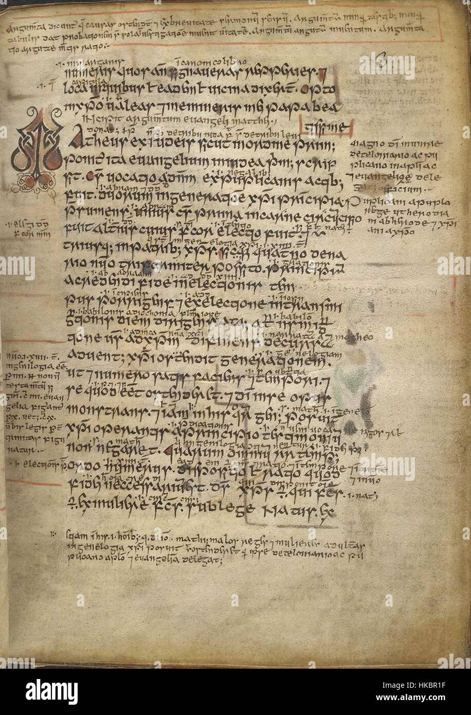 The *BLHarley1802fol003r* painting, created in 1802, features detailed ...