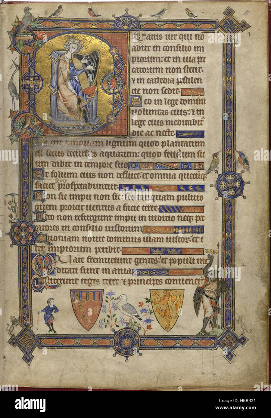 The BL Alphonso Psalter is a beautifully illuminated manuscript ...
