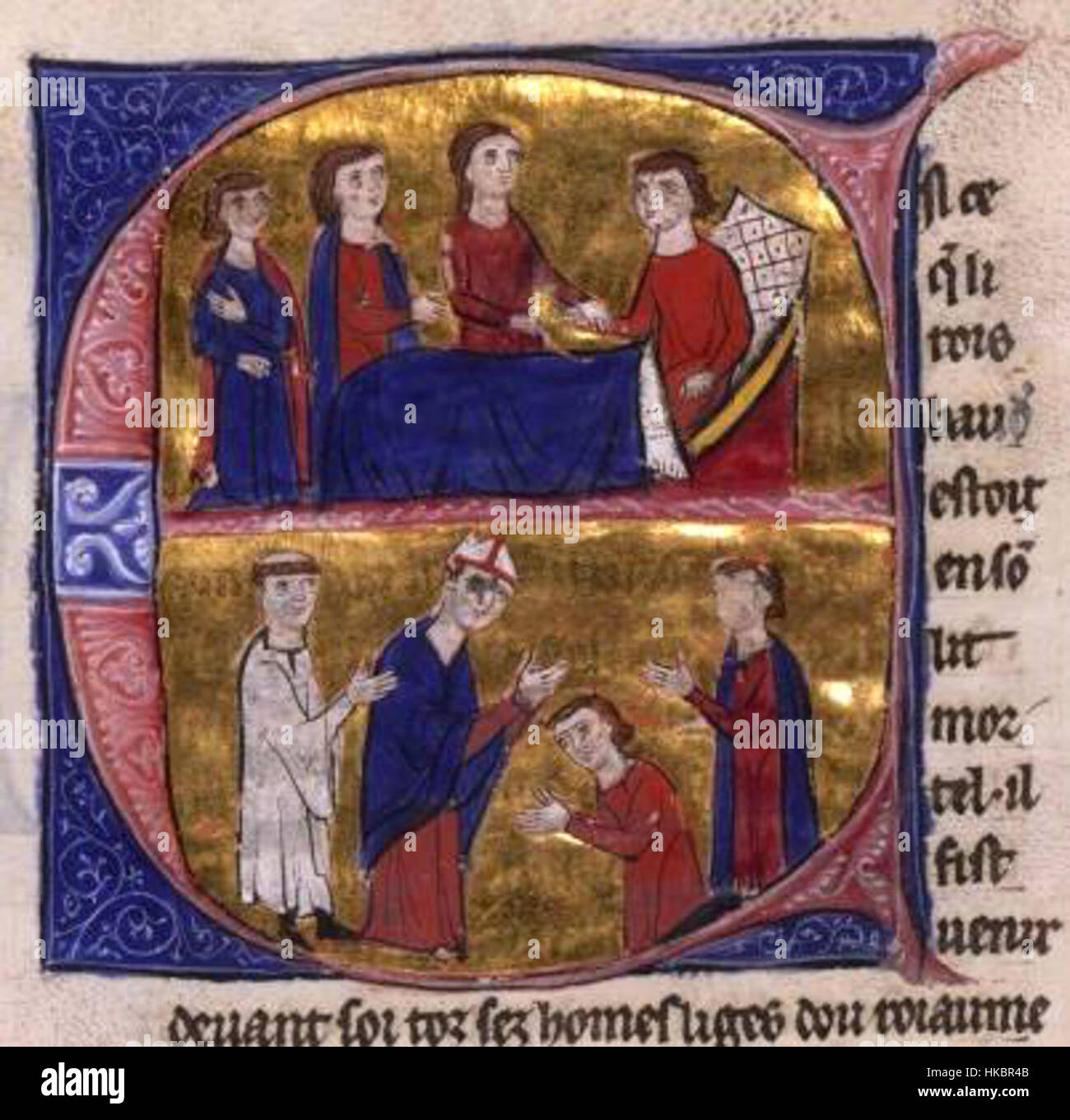 This historical artwork depicts the transition of power following the ...