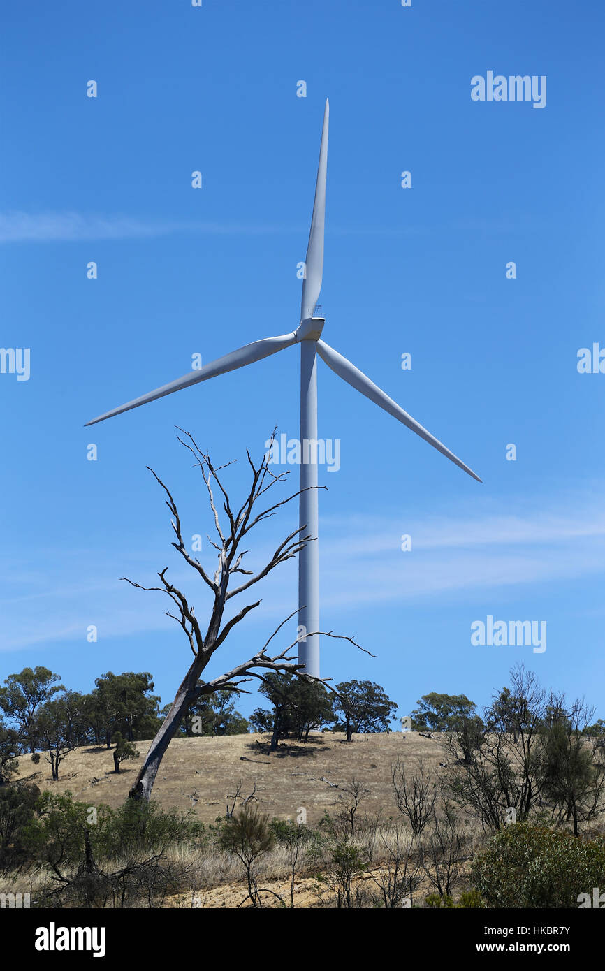 Wind Farm Rural Setting Stock Photo - Alamy