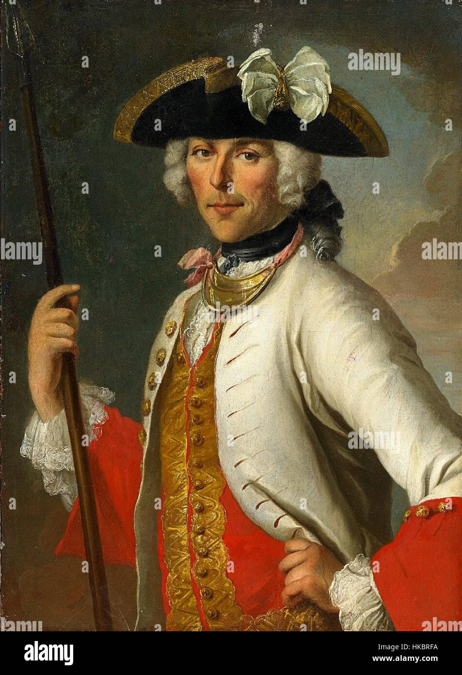 'Bildnis eines Piqueurs' is an 18th-century German painting depicting a ...