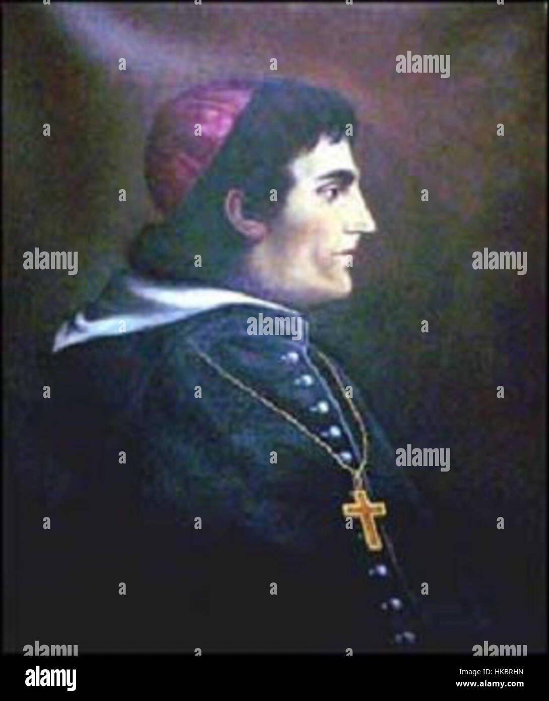 This portrait of Bishop Fenwick depicts the influential 19th-century ...