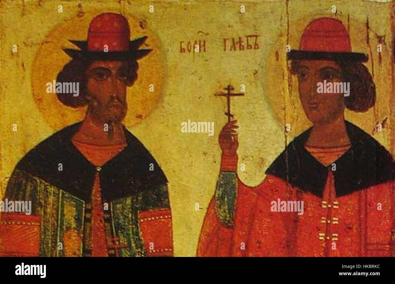 Boris and Gleb are prominent figures in Russian history, depicted in ...