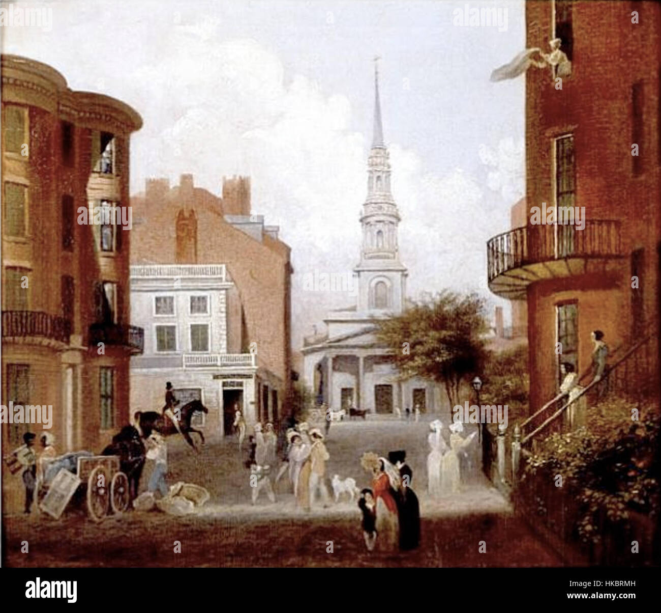 This 19th-century painting of Boston offers a historical snapshot of ...