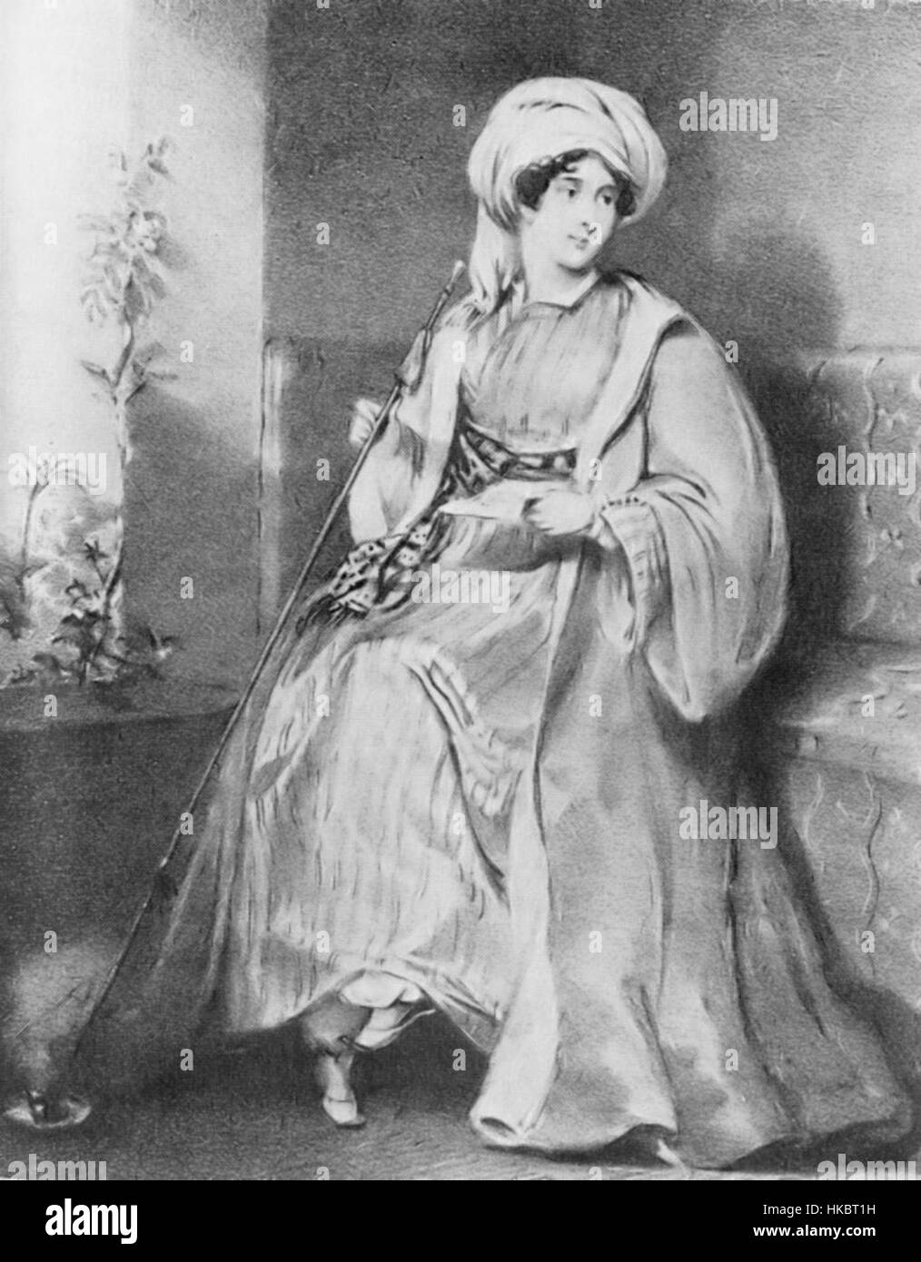 This portrait of Hester Stanhope, a British socialite and traveler ...