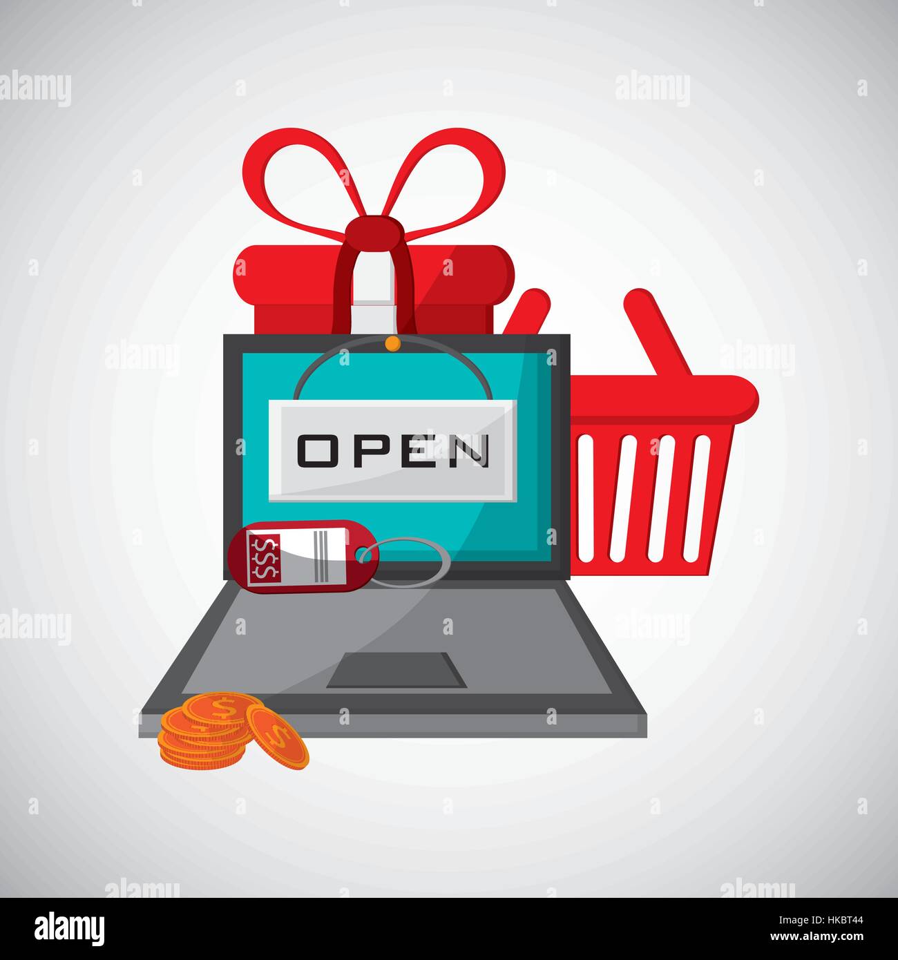 Shopping online Stock Vector Images - Alamy