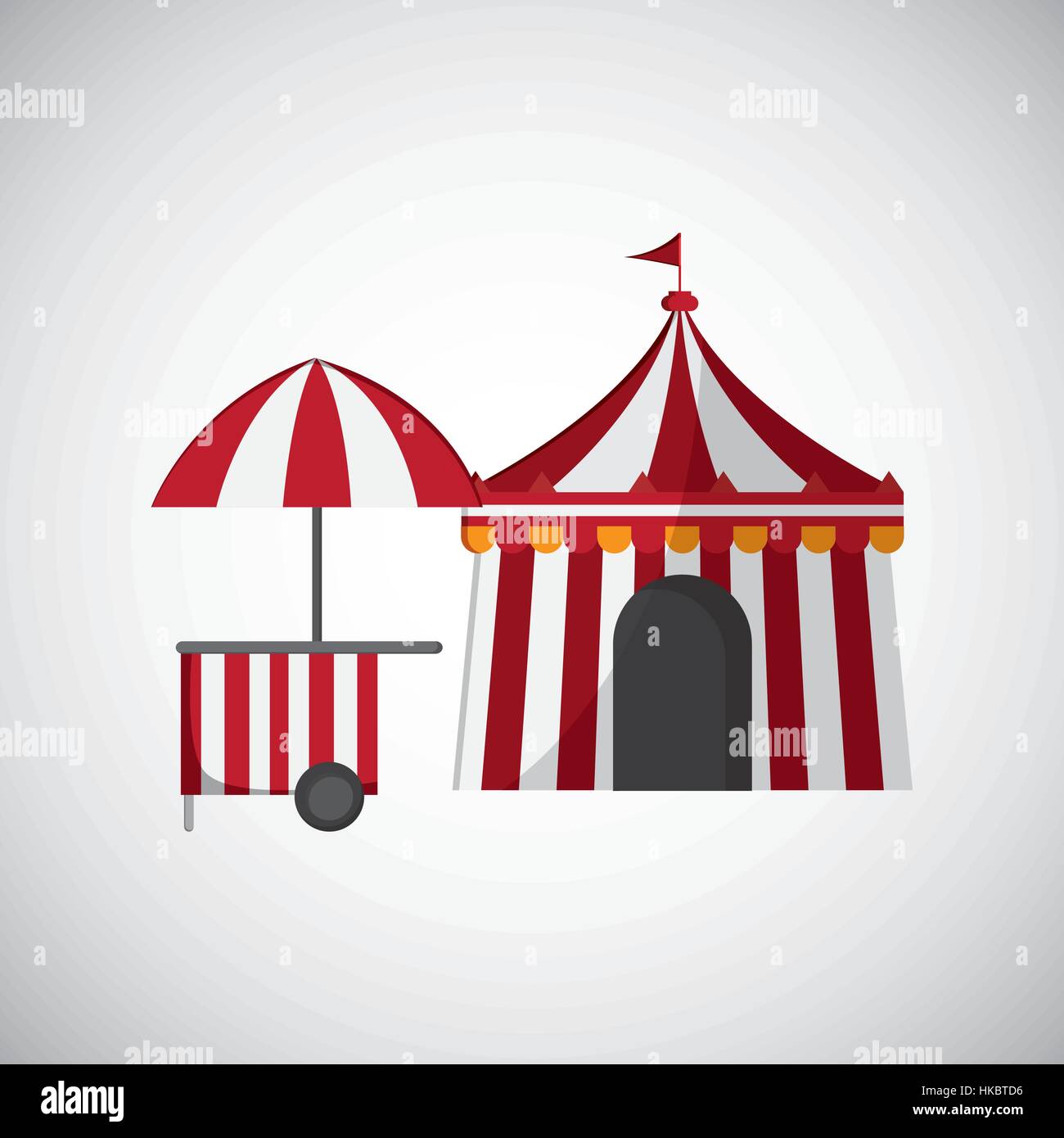 Food cart carnival Stock Vector Images - Alamy