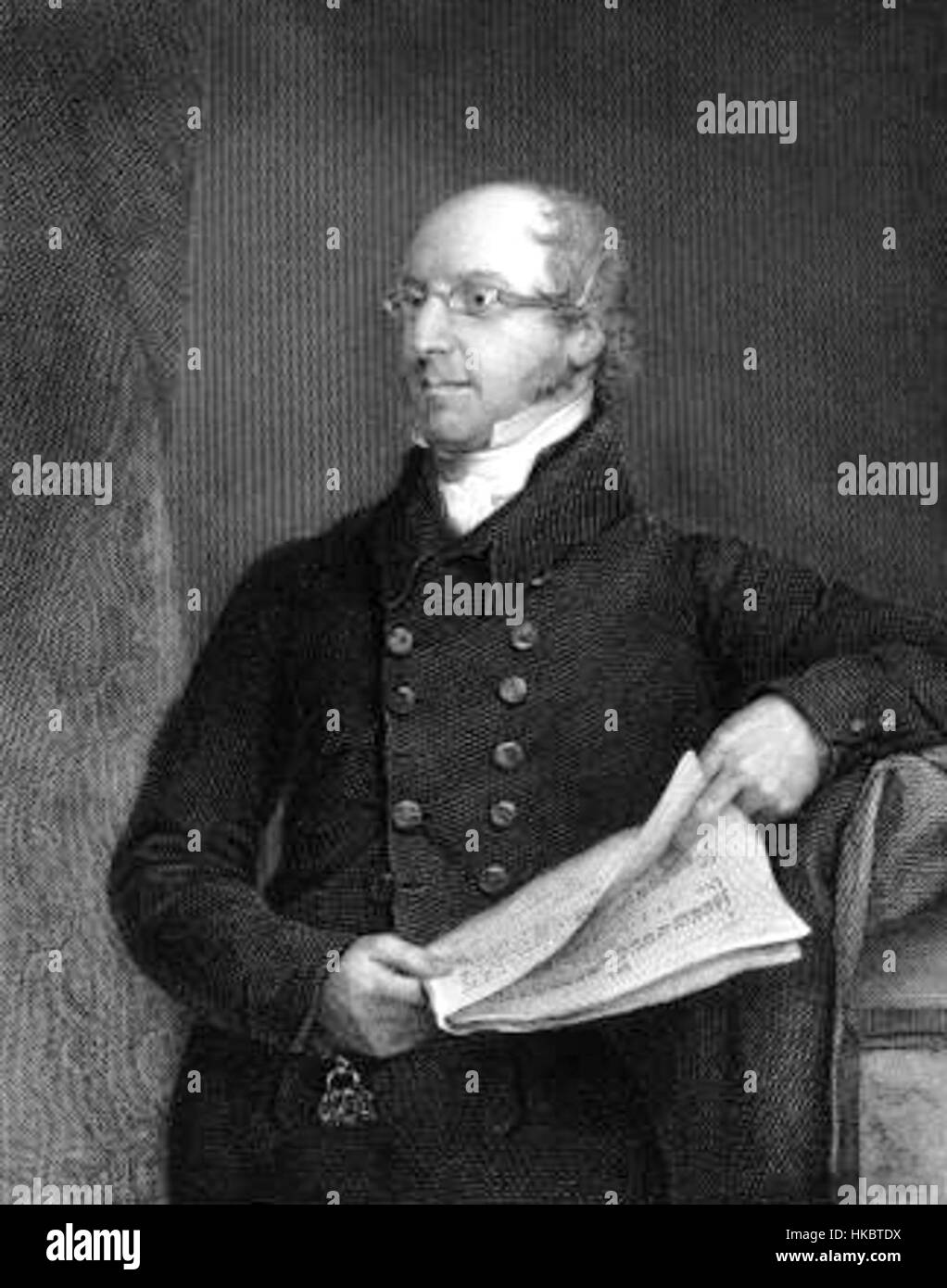 Carl Friedrich Cramer, depicted in this portrait by Benjamin Phelps ...