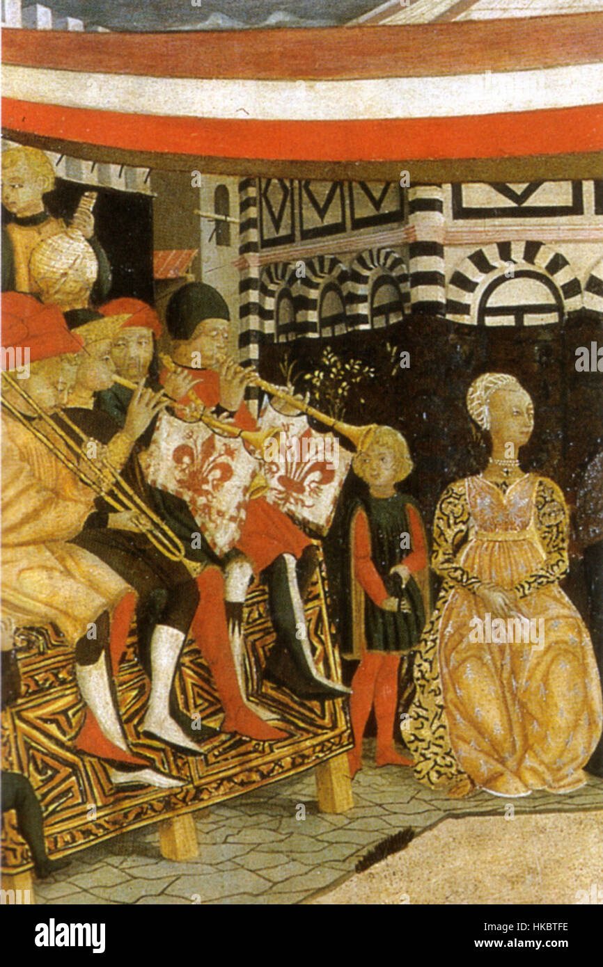 'Cassone Adimari 02' is an exquisite example of a Renaissance-era ...