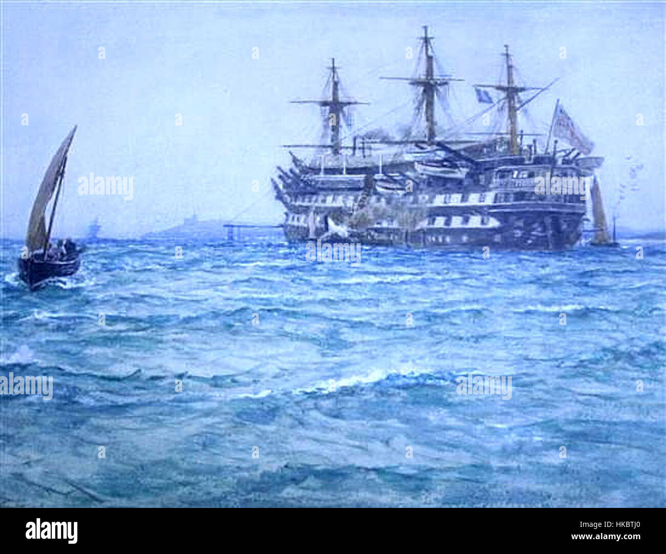 'The Old War' (1891) by Charles Napier Hemy is an oil painting ...