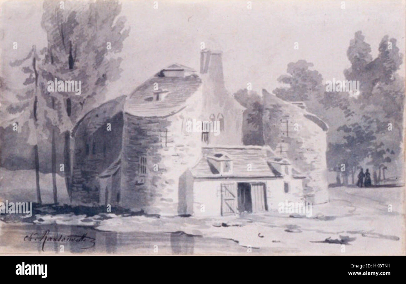 The 'Chateau de la Chasse' is depicted in this artwork, showcasing the ...