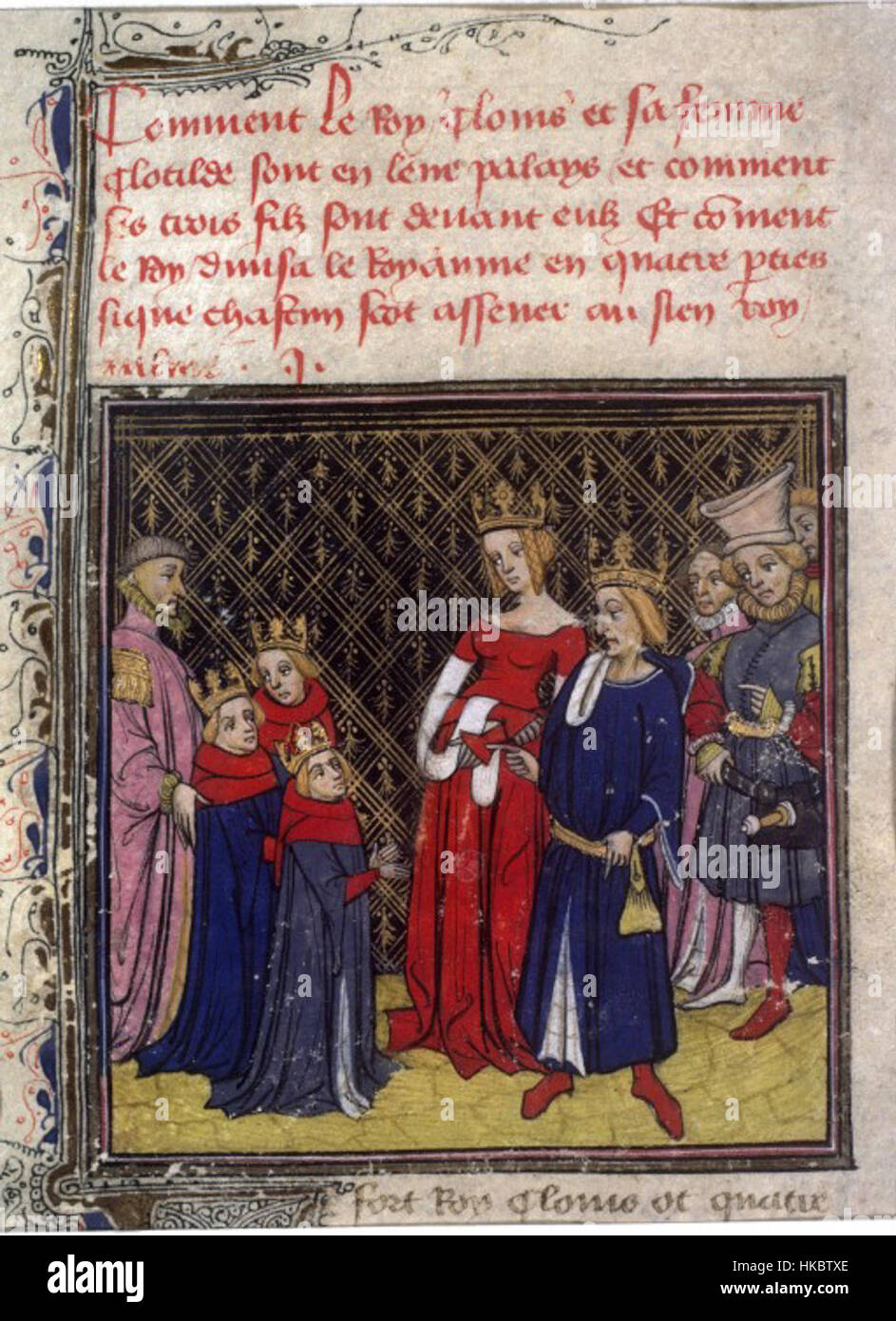 This 19th-century painting depicts Clovis I, the first King of the ...