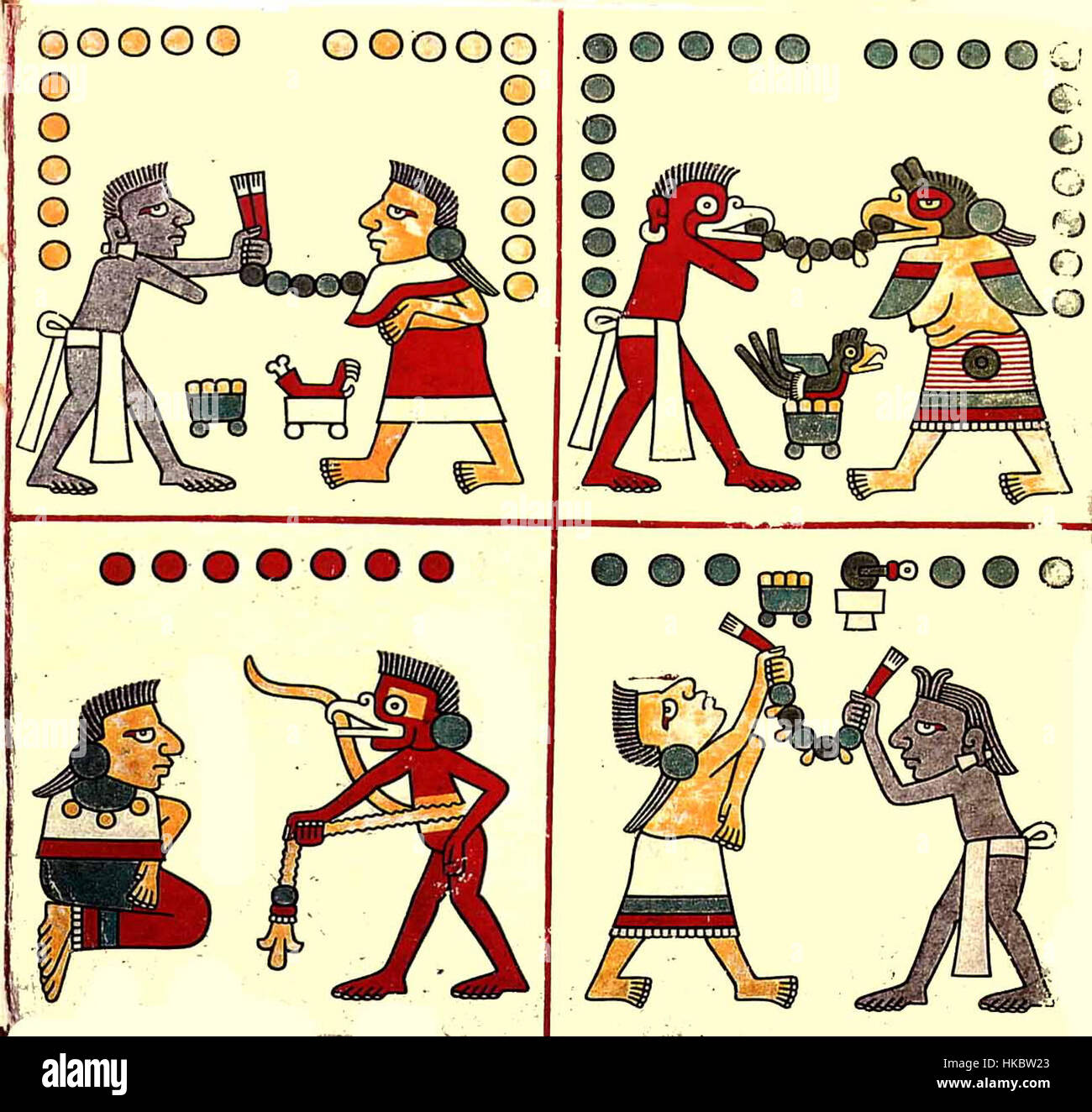 Folio 35 of the Codex Laud, an ancient manuscript. This page highlights ...