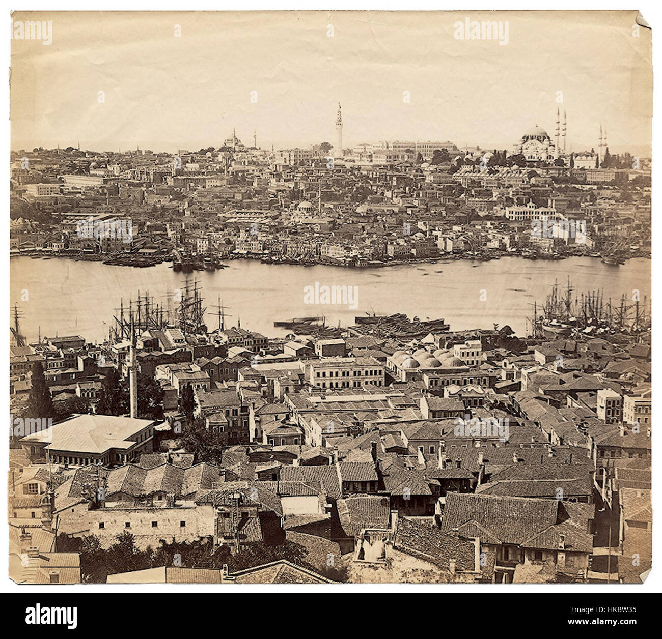 This 1870s painting of Constantinople showcases the grandeur of the ...