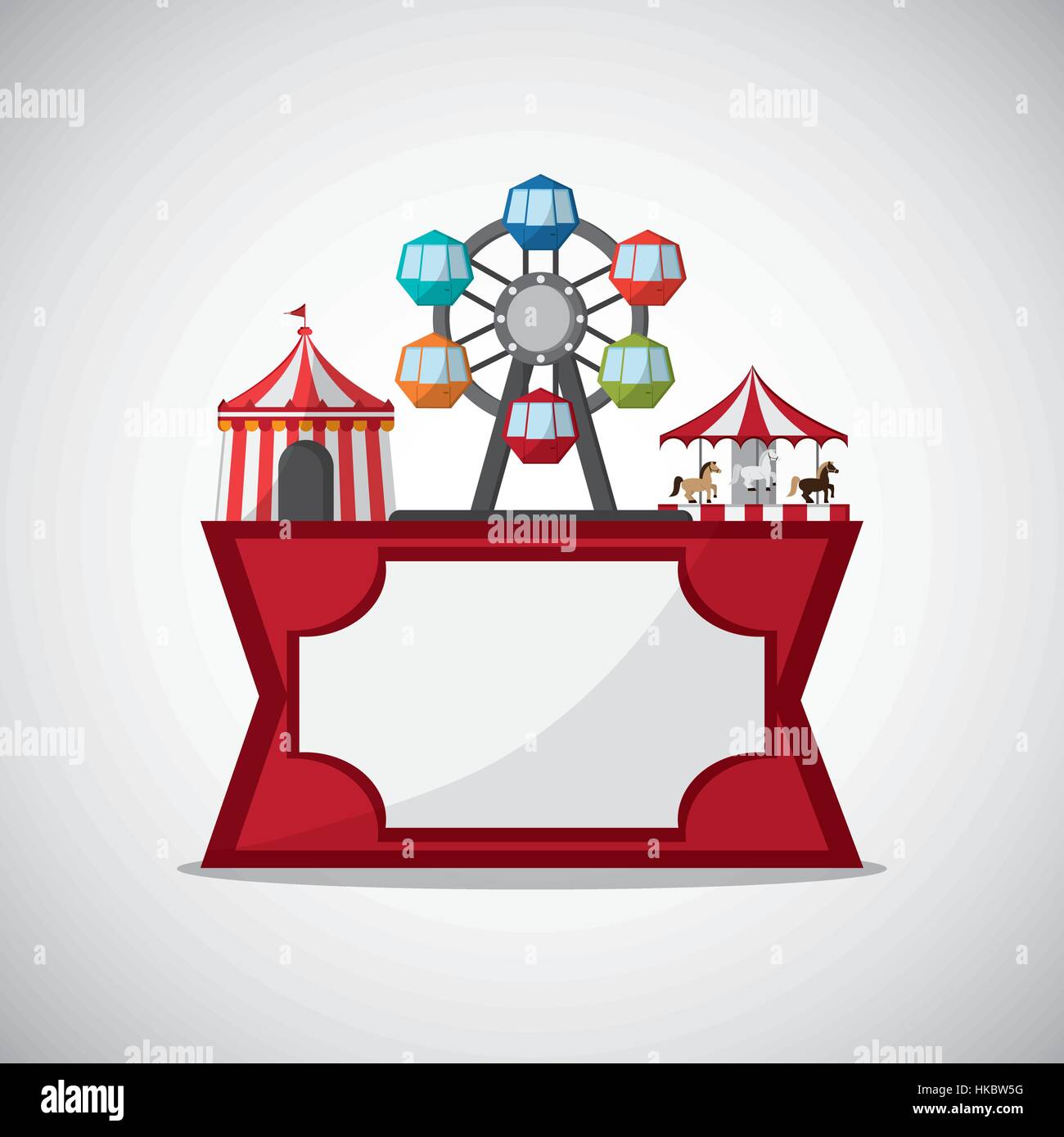 Circus and carnival design Stock Vector Image & Art - Alamy