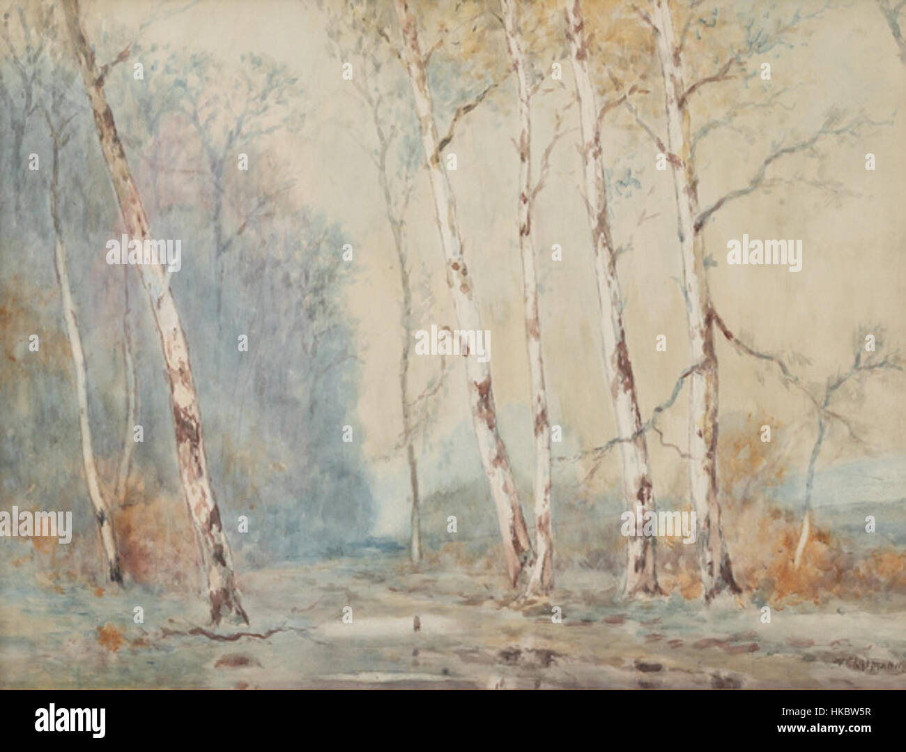 William A. Clusmannâ€™s 'Gray November Day' (ca 1880) depicts a moody ...
