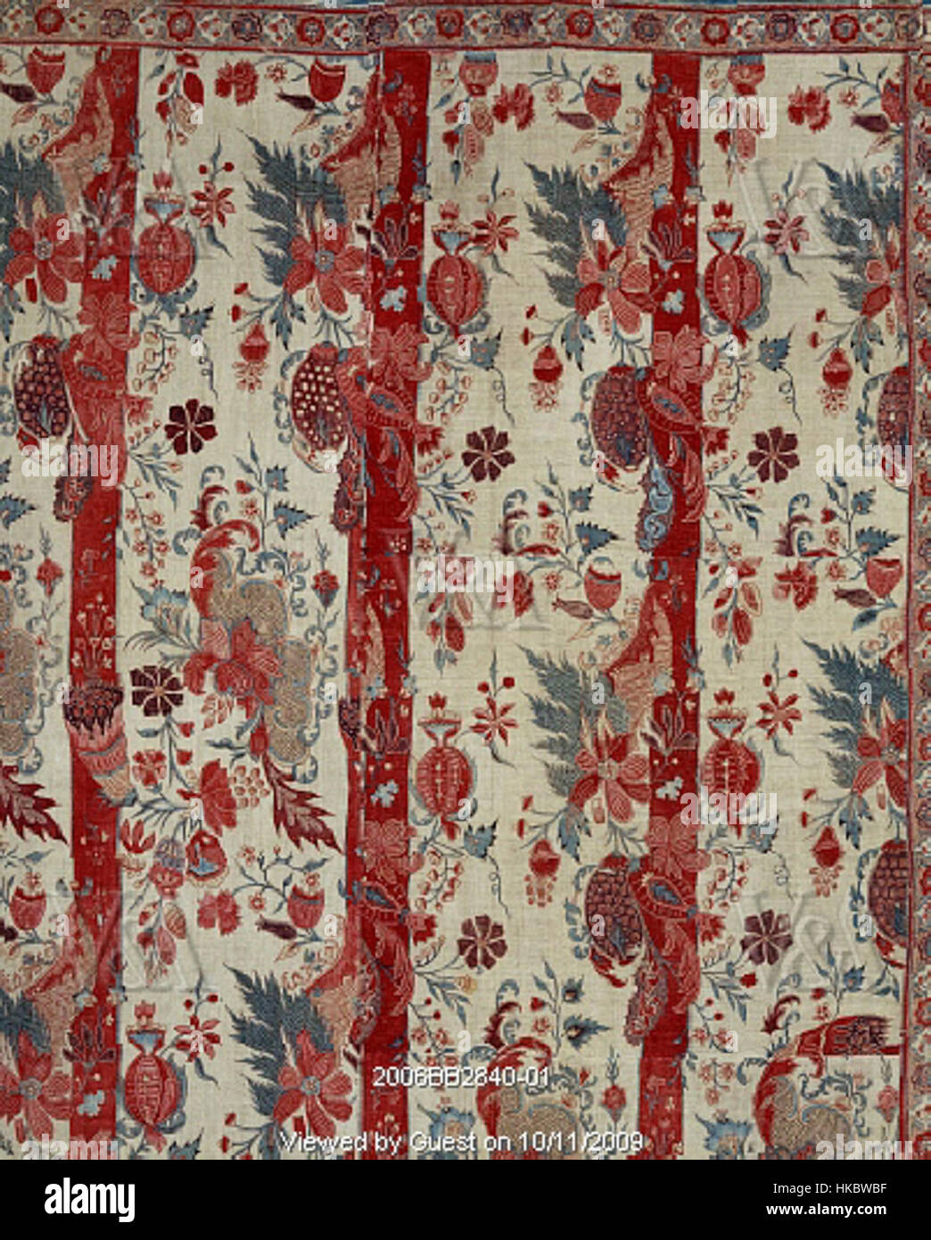 'Coromandel chintz' refers to the painted textile from the Coromandel ...