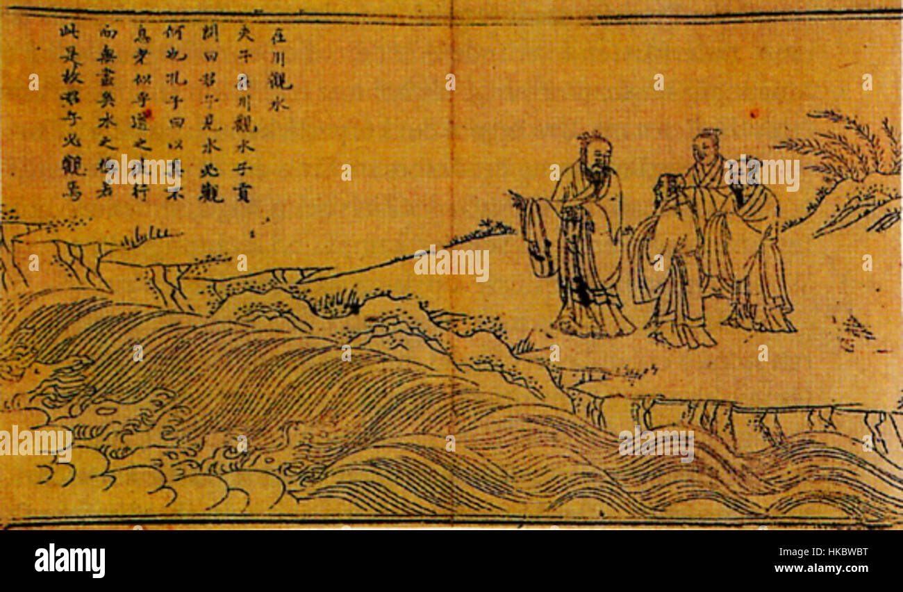 'Confucius and his students 2' is a painting that depicts the Chinese ...