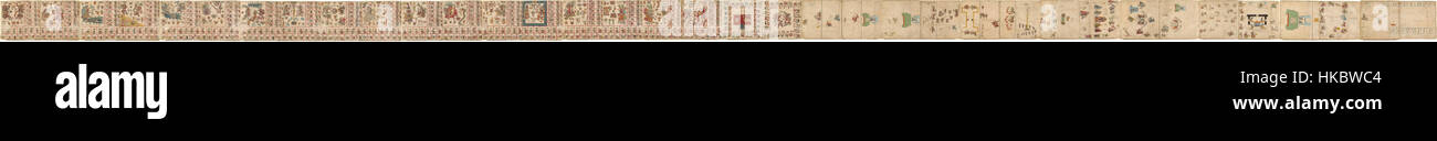 The Codex Borbonicus is an Aztec manuscript depicting the rituals ...