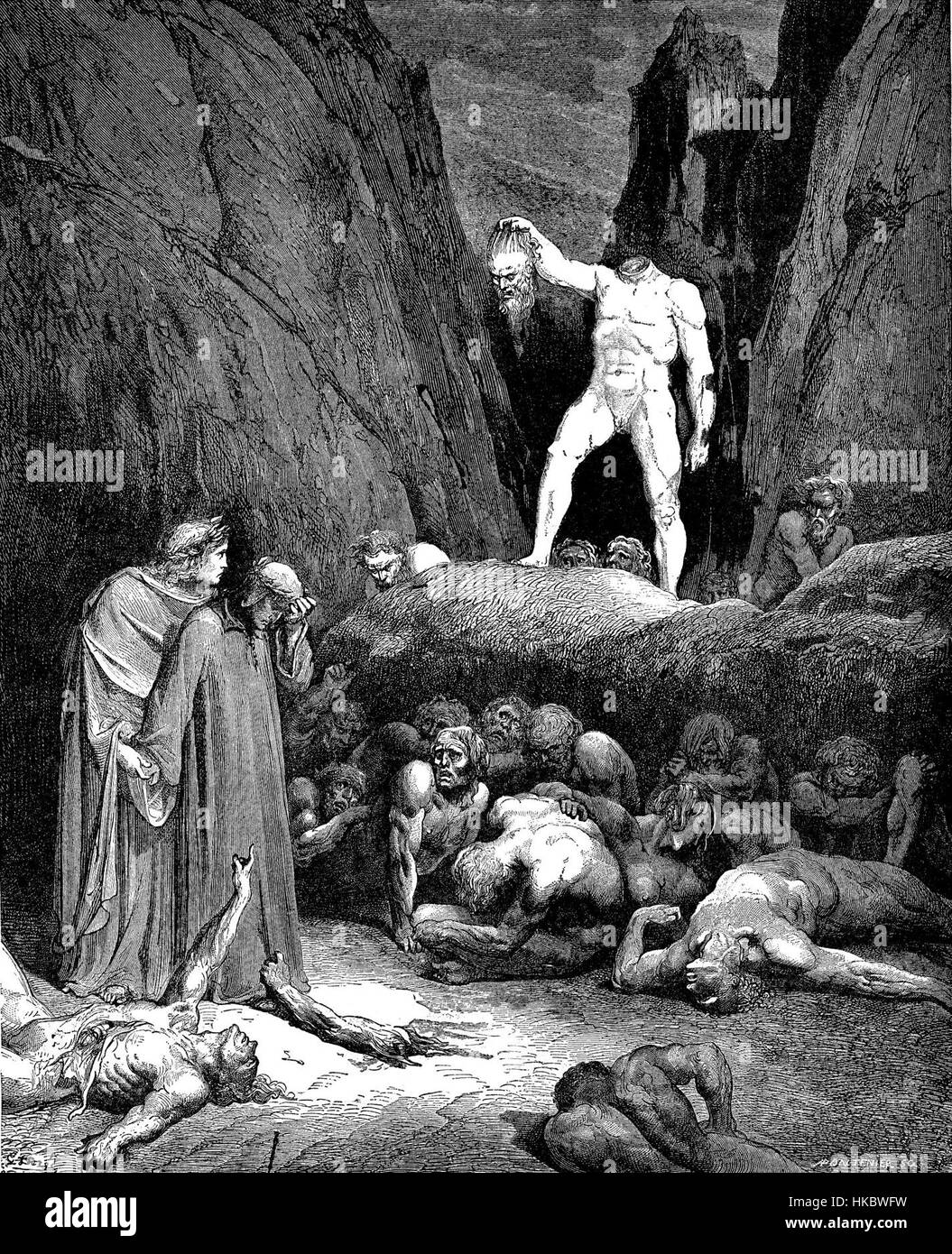 This painting, *The Severed Head of Bertrand de Born*, depicts the ...