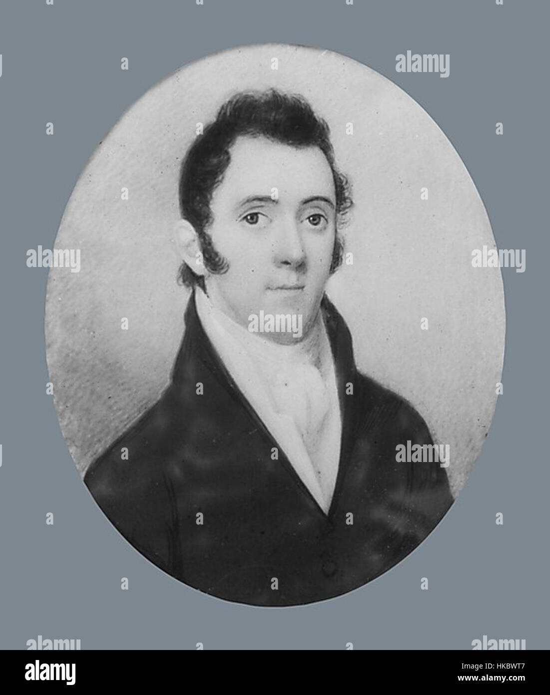 This oil portrait of Dr. Valentine Mott, a prominent 19th-century ...