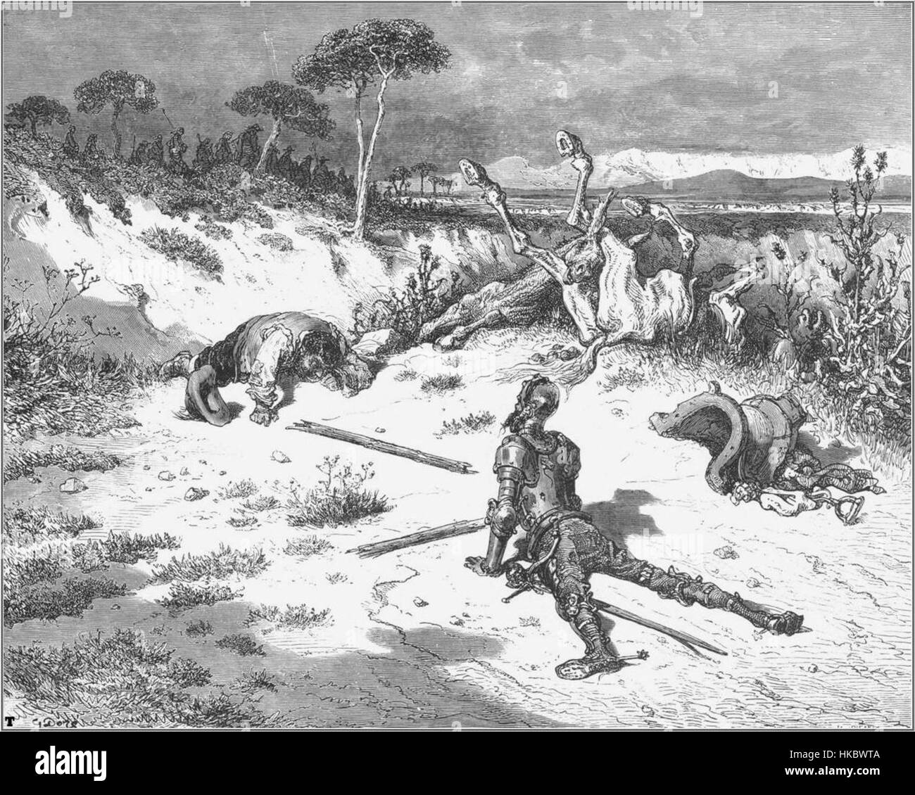 This artwork, titled *Don Quixote 10*, is inspired by the famous ...
