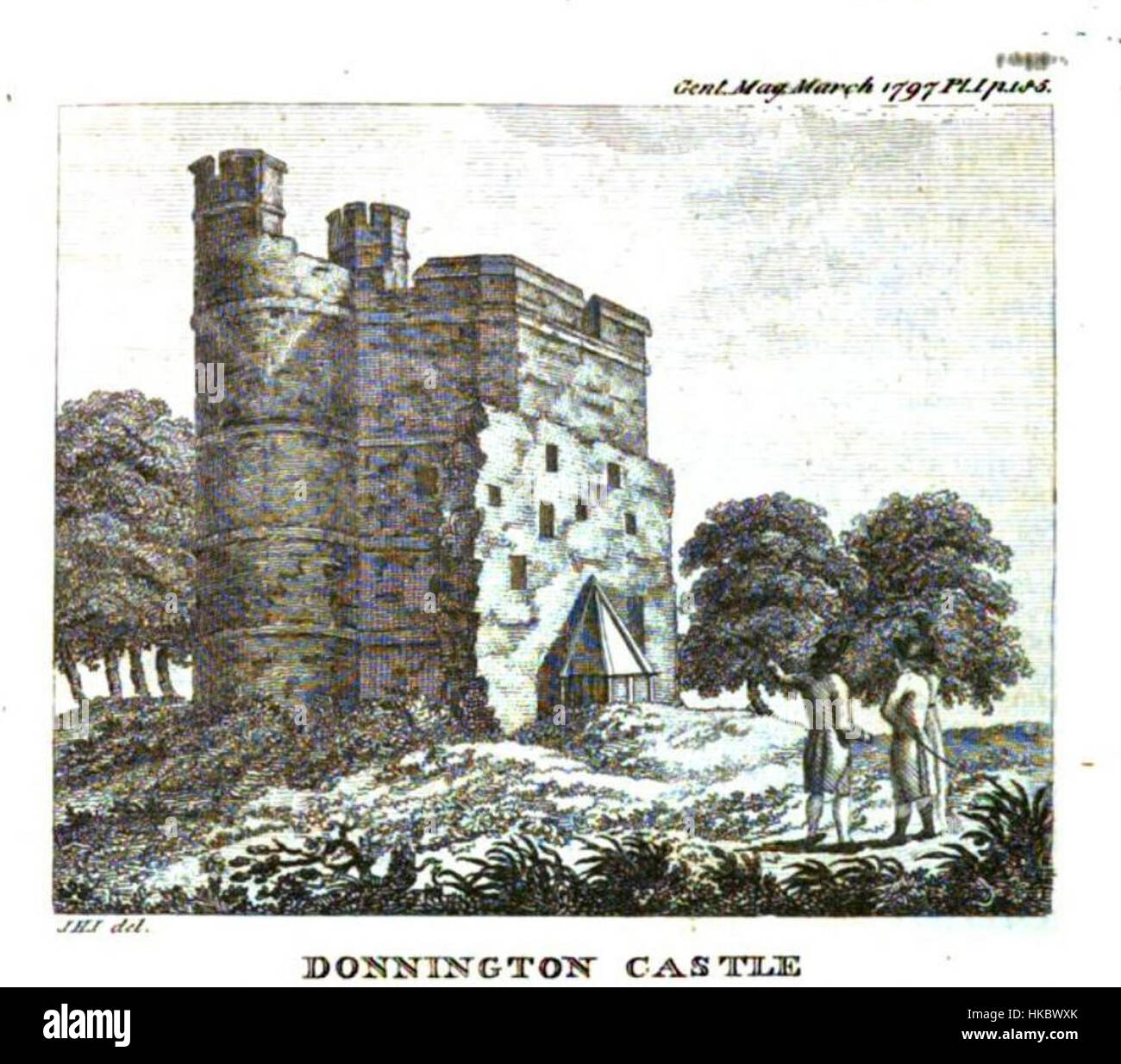 Donnington Castle, located in Berkshire, England, is a historic site ...