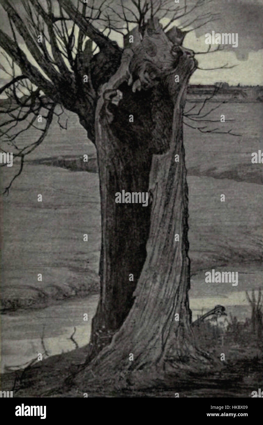'A Willow Tree' is a painting by Dutch artist Maurits van der Valk ...