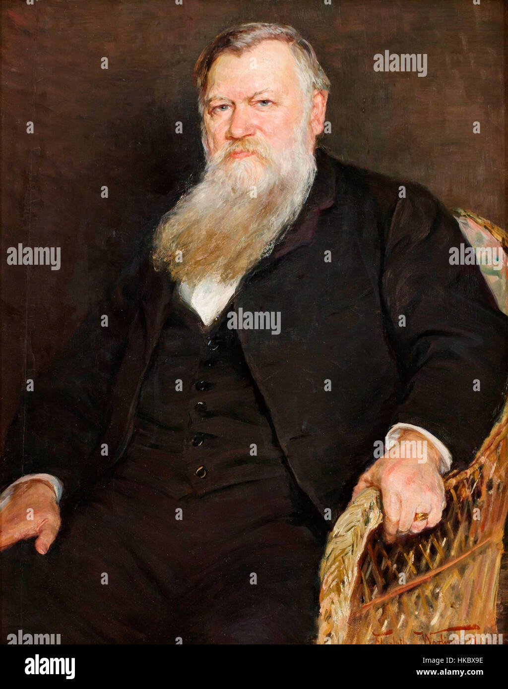 This painting by Hans Olof Hildebrand features Elisabeth Warling in an ...