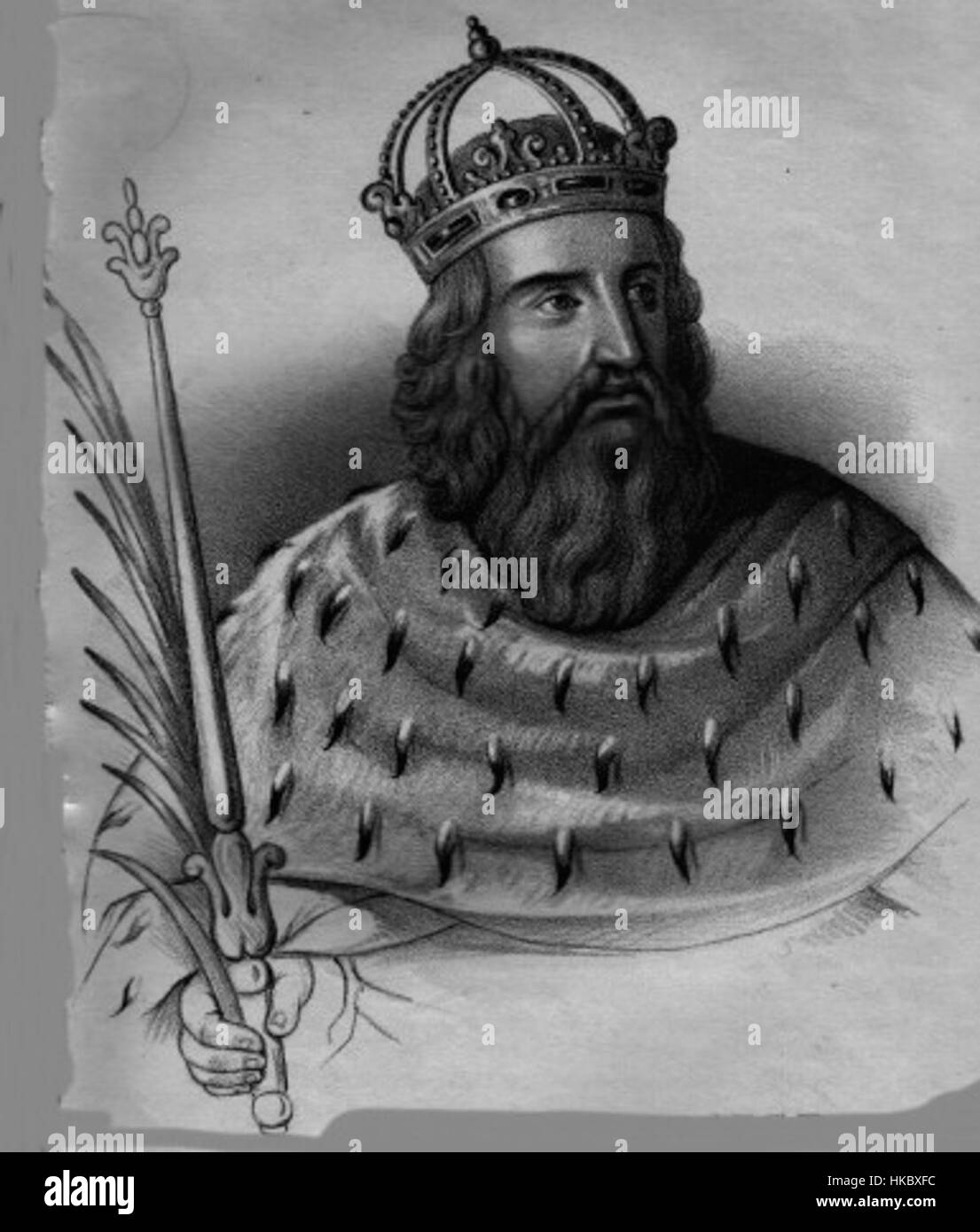 'Eric IX of Sweden' is a historical portrait depicting Eric IX, King of ...