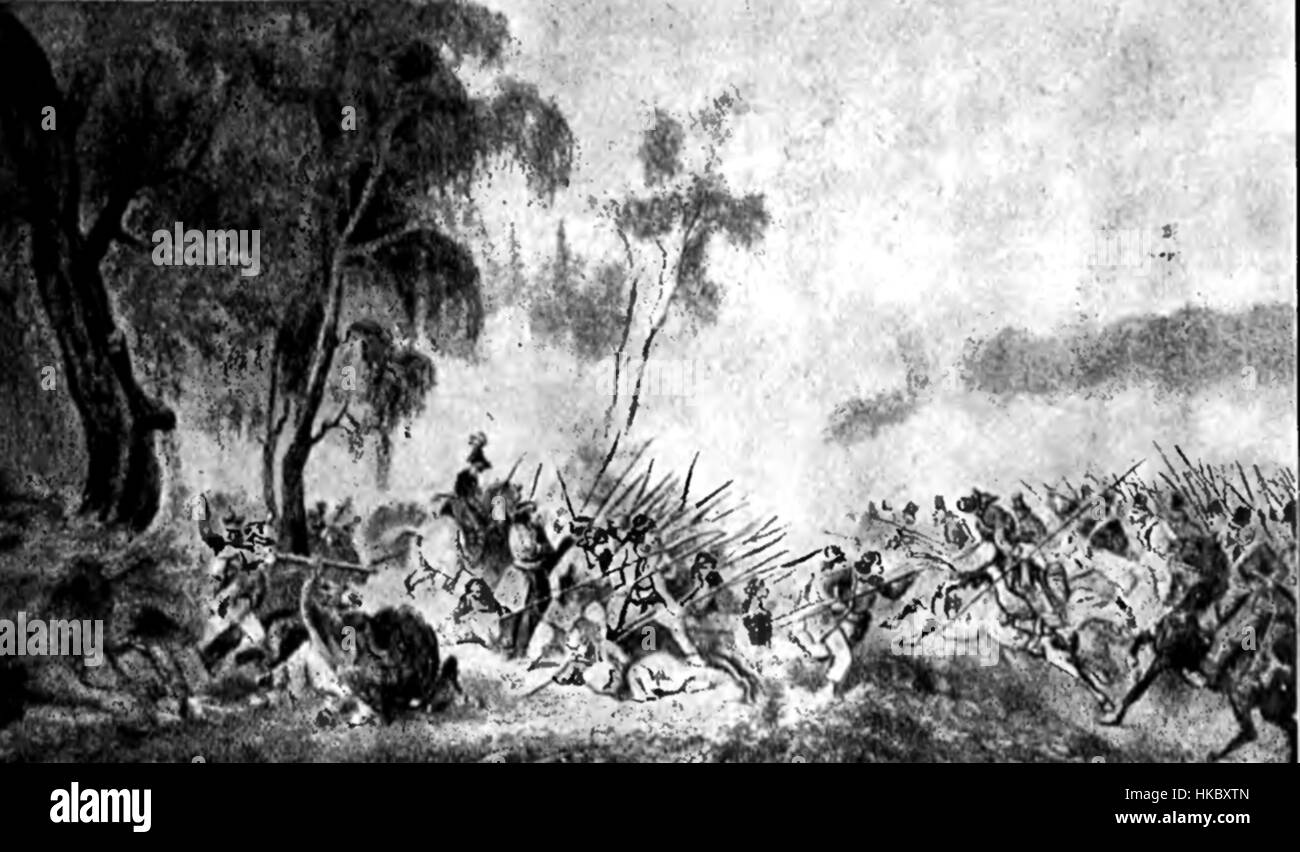 This artwork depicts the fierce conflict between Polish scythemen and ...