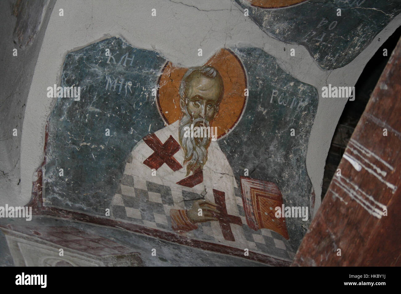 The frescos from St. Nikita Church in Banjani depict scenes from ...