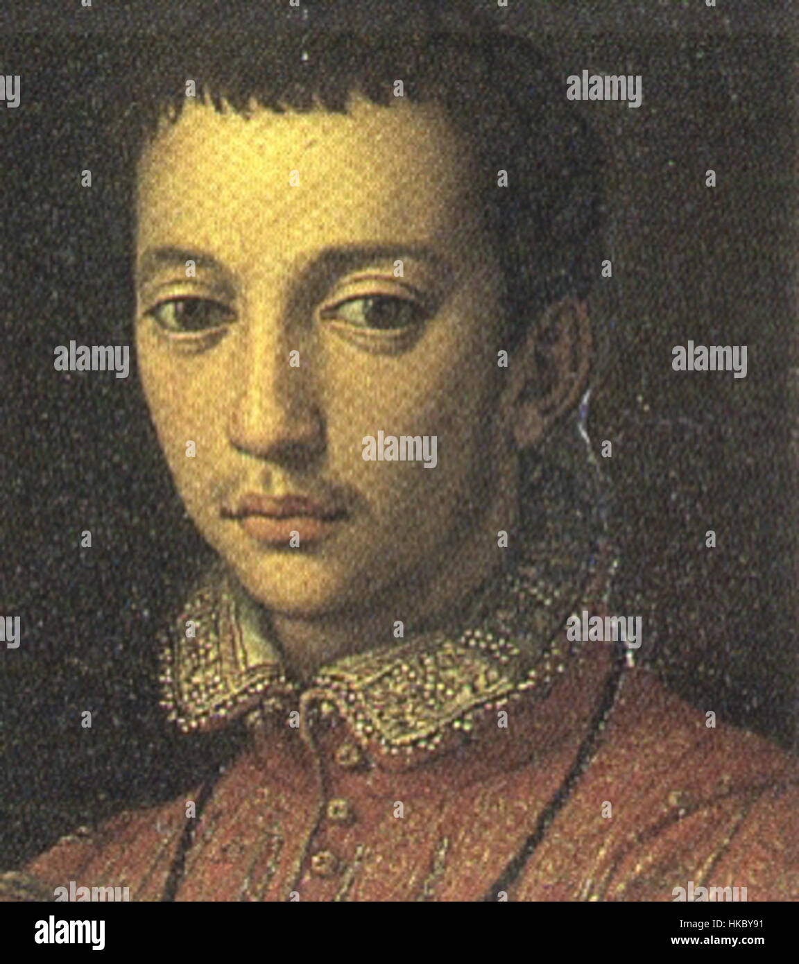 This portrait of Francesco I de' Medici, painted by an unknown artist ...