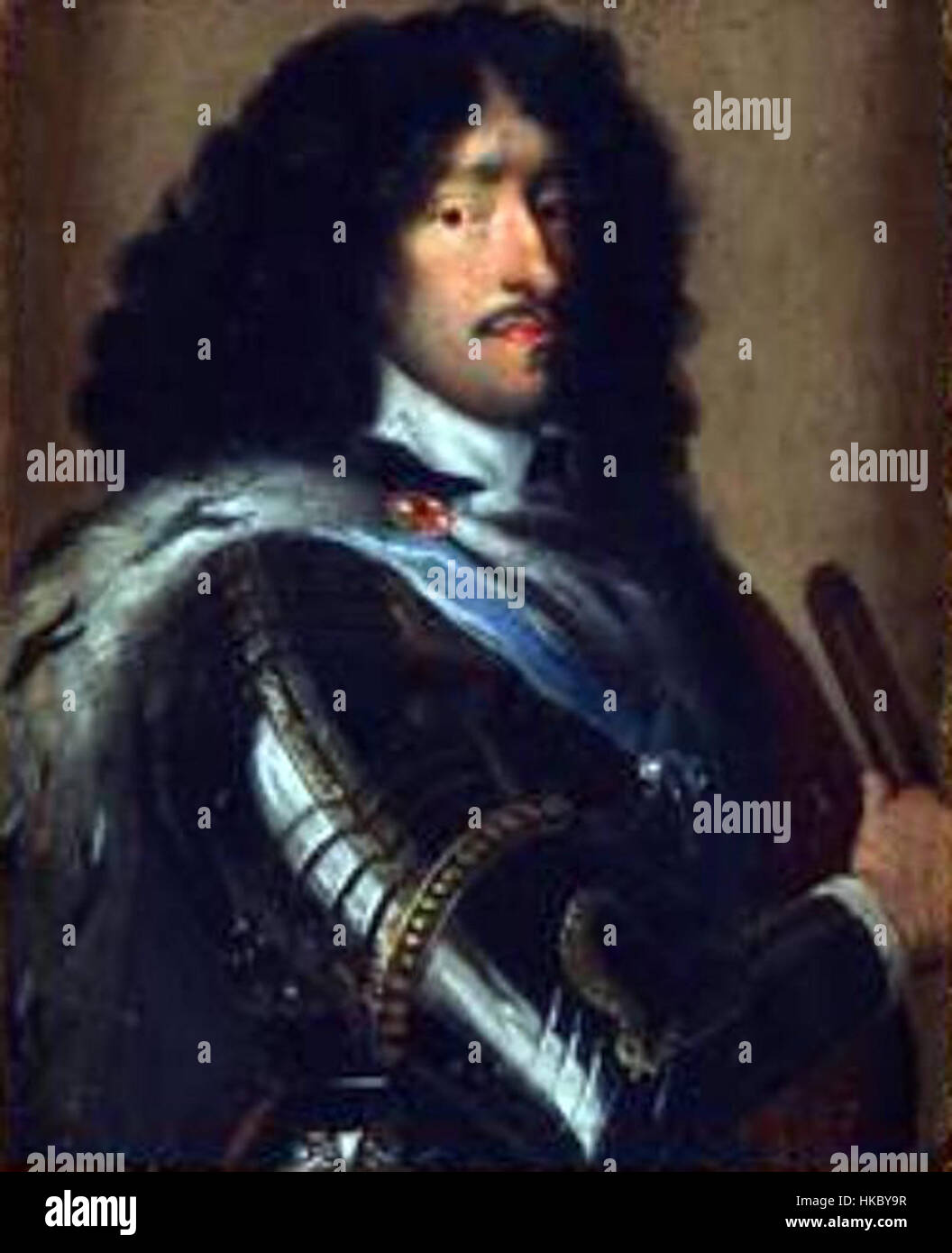 A historical portrait of Frederik III of Denmark, capturing the king's ...