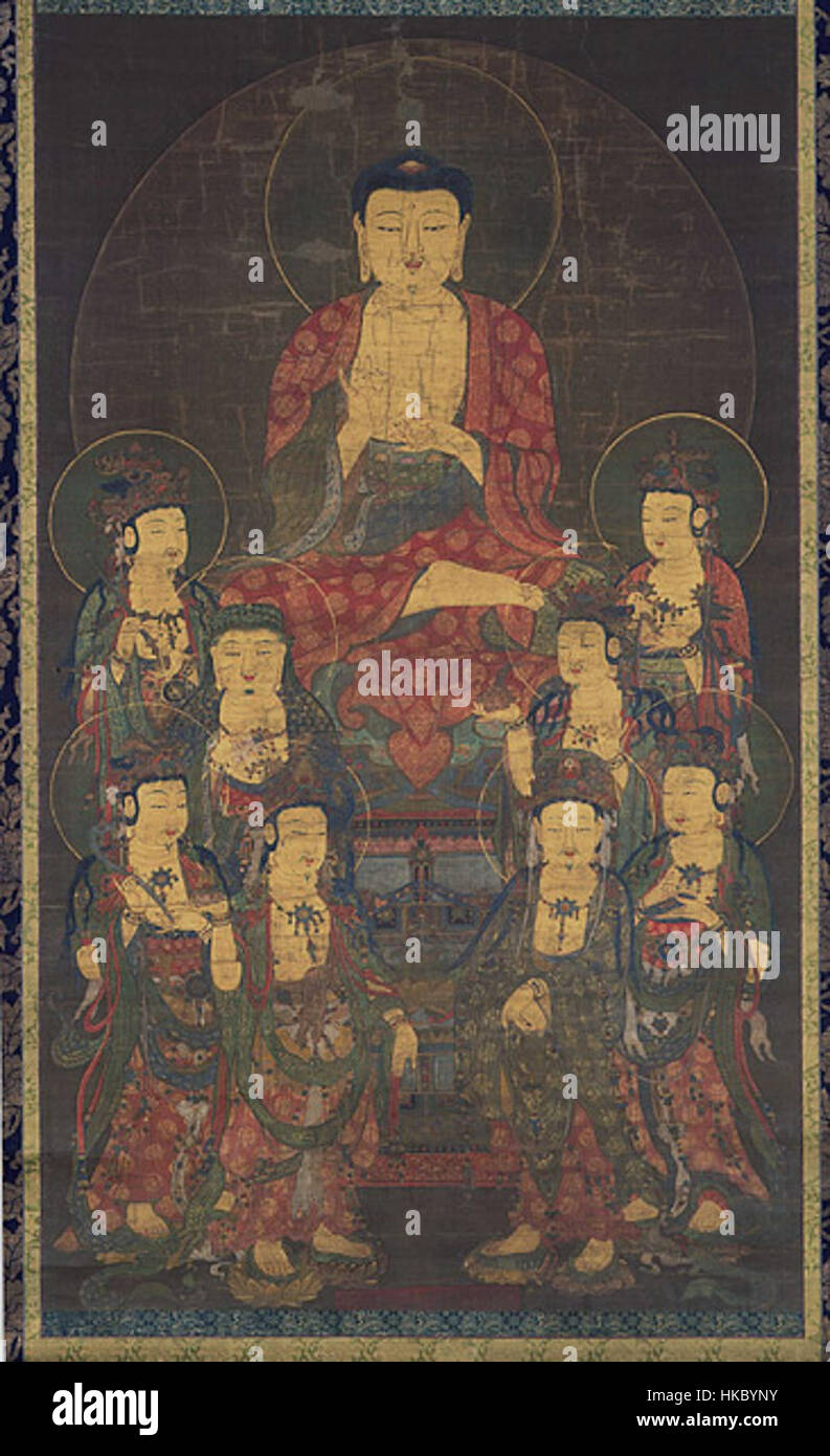 This Buddhist painting from the Goryeo Dynasty offers a glimpse into ...