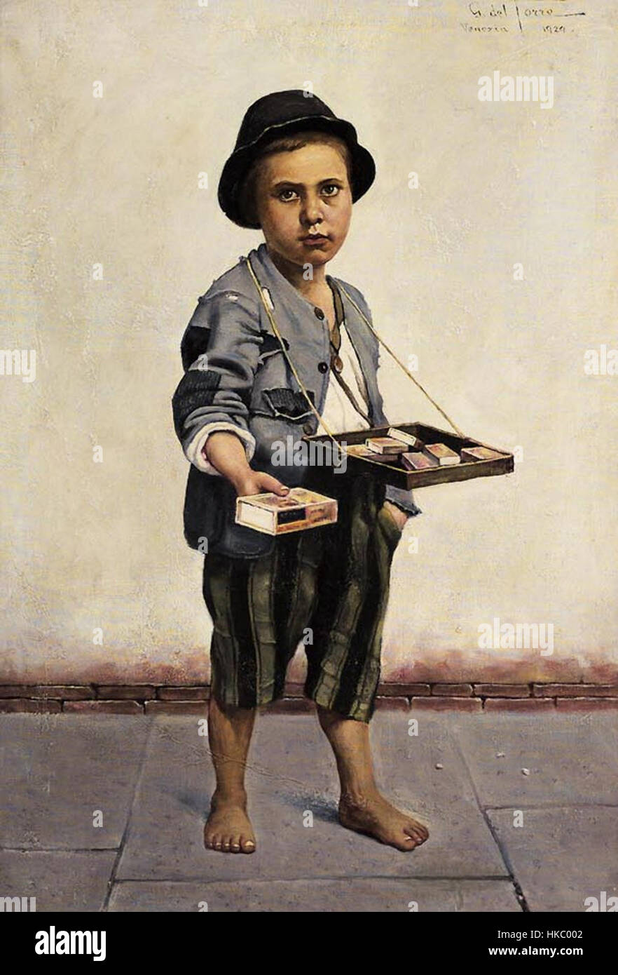 Giulio del Torre's 'Little Match Seller' captures the stark reality of ...