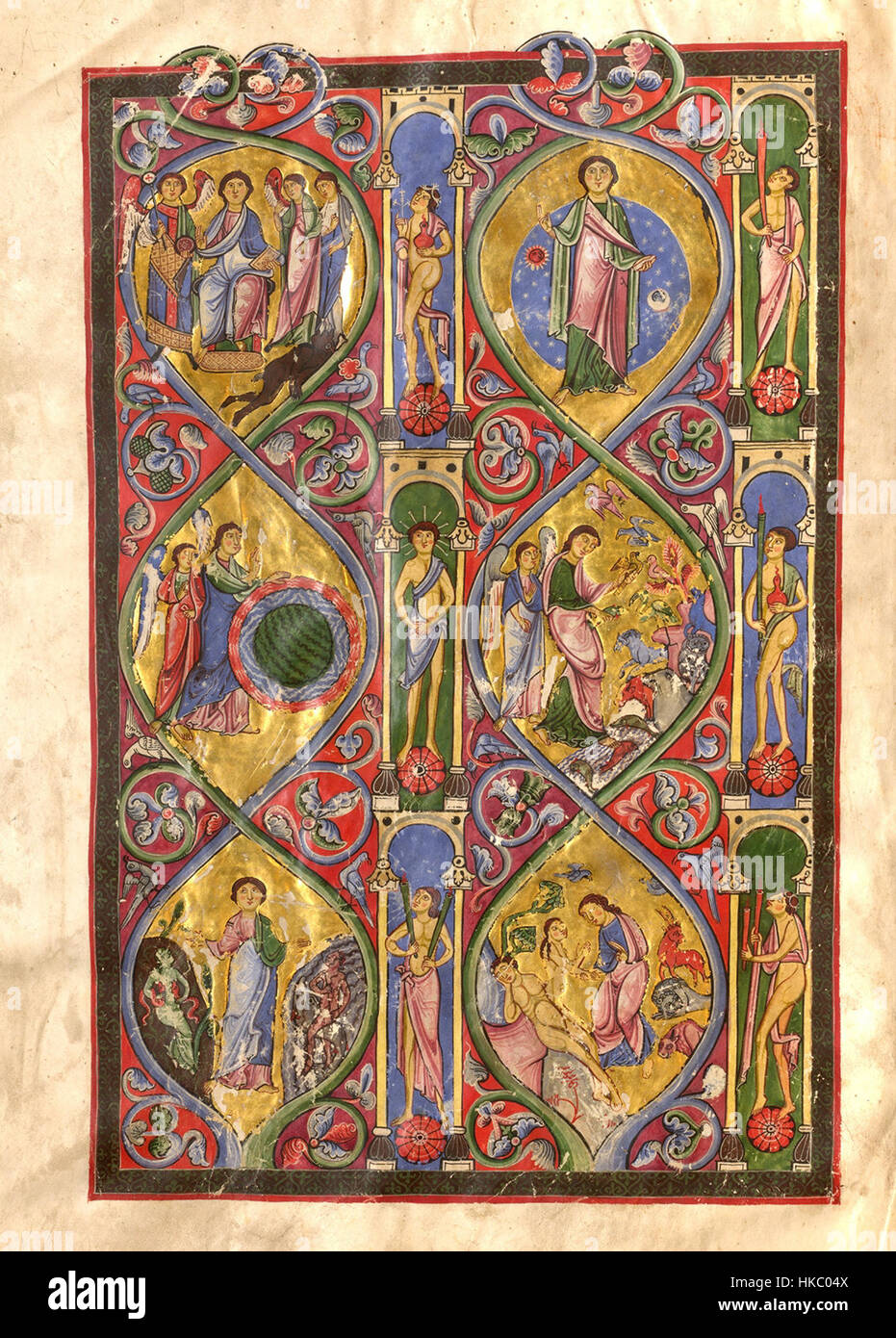 The Gumbertusbibel, a medieval manuscript, features religious texts and ...