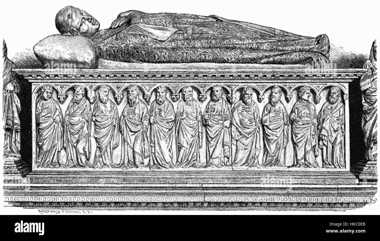 The tomb of Heinrich VII, Holy Roman Emperor, is a monumental work of ...