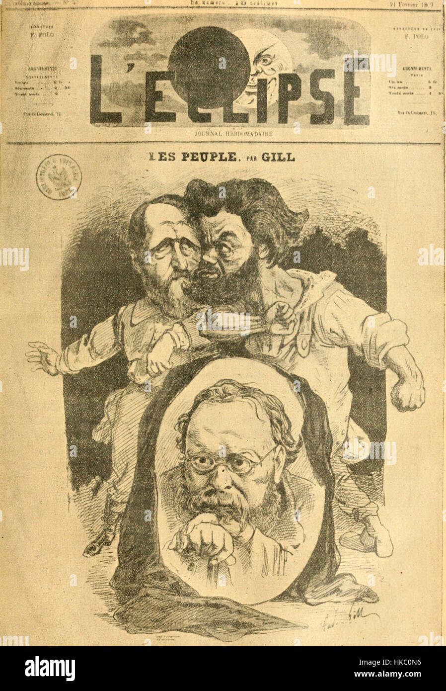 This artwork from the series 'Histoire Socialiste' features a page from ...