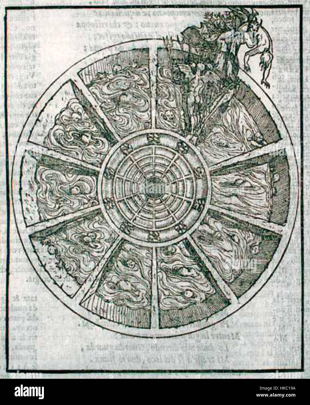 This work by Alessandro Vellutello, *Inf. 22*, created in 1534, is an ...