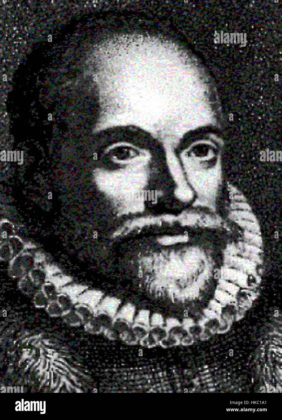 This artwork depicts Jacobus Arminius, a key figure in religious ...