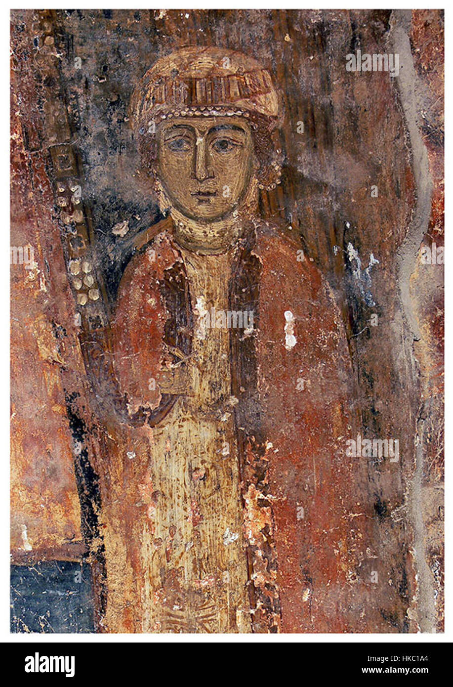This artwork depicts Irene Komnene Kastoria, a figure from Byzantine ...