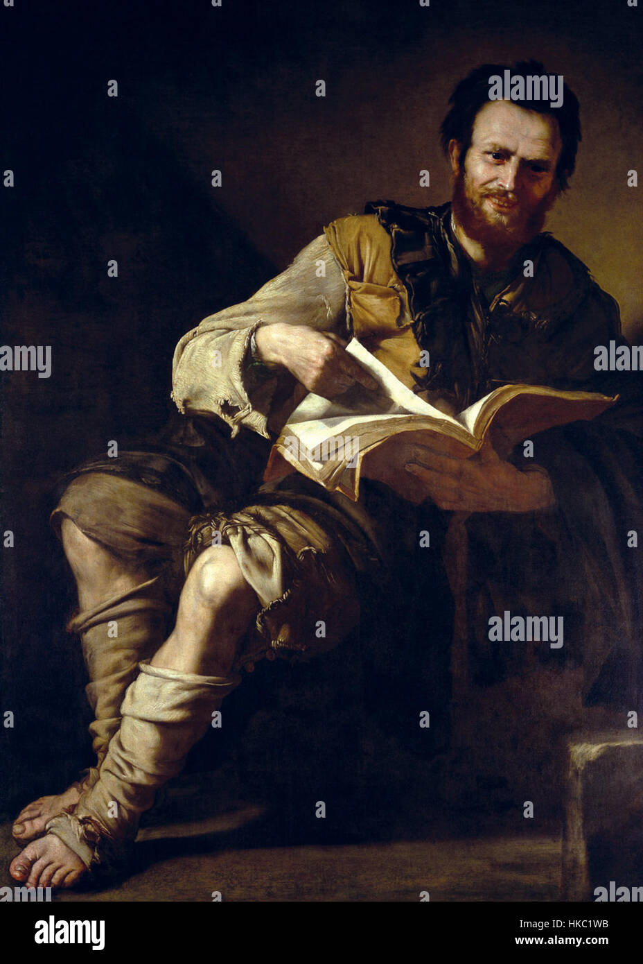 A painting by the renowned artist José de Ribera, showcasing his ...