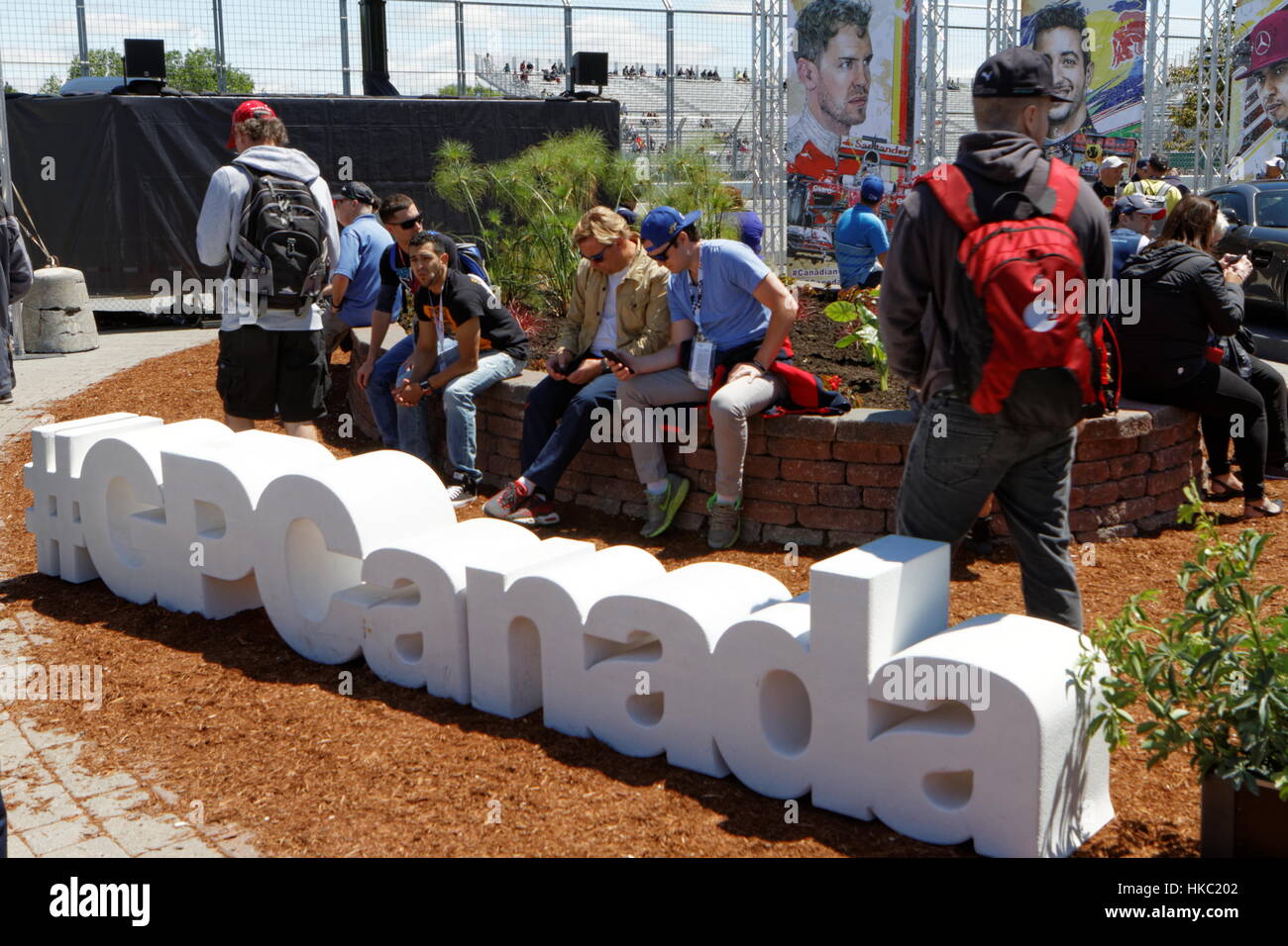 The Formula One Canadian Grand Prix held at the circuit Gilles ...